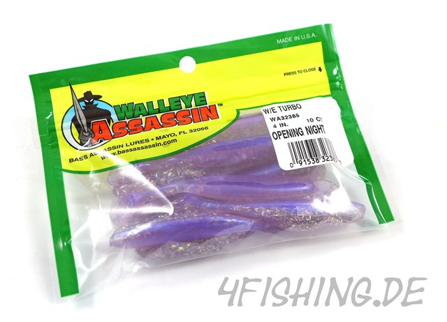 4fishing.de - Bass Assassin Walleye Assassin Turbo Sea Shad 4" Opening ...